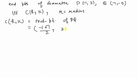 SOLVED:Find an equation of the circle that satisfies the given ...