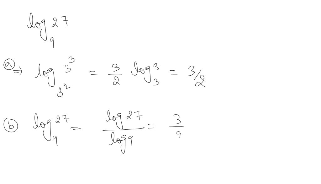 SOLVED:Evaluate each logarithm in three ways: (a) Use the definition of ...