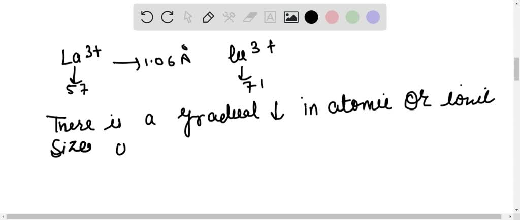 SOLVED:The radius of La^3+ (atomic number =57 ) is 1.06 Å. Which one of ...