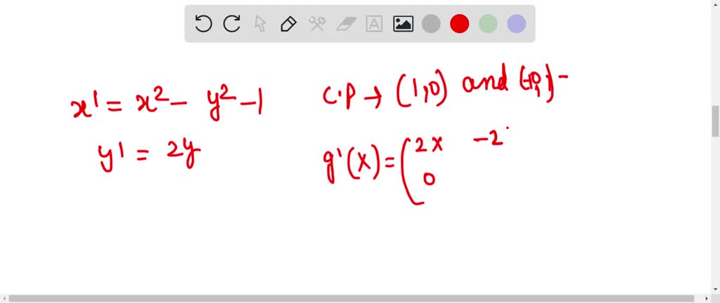 SOLVED:In Problems 11-20, classify (if possible) each critical point of ... SOLVED:In Problems 11-20, classify (if possible) each critical point of ...