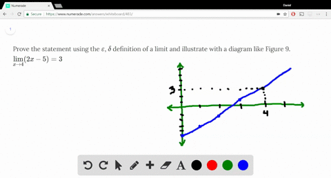 SOLVED:Prove the statement using the \varepsilon , \delta definition of a limit and illustrate ...