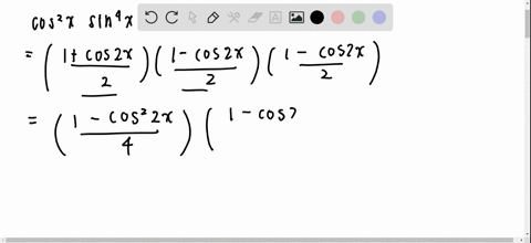 SOLVED:Use the formulas for lowering powers to rewrite the expression in terms of the first ...