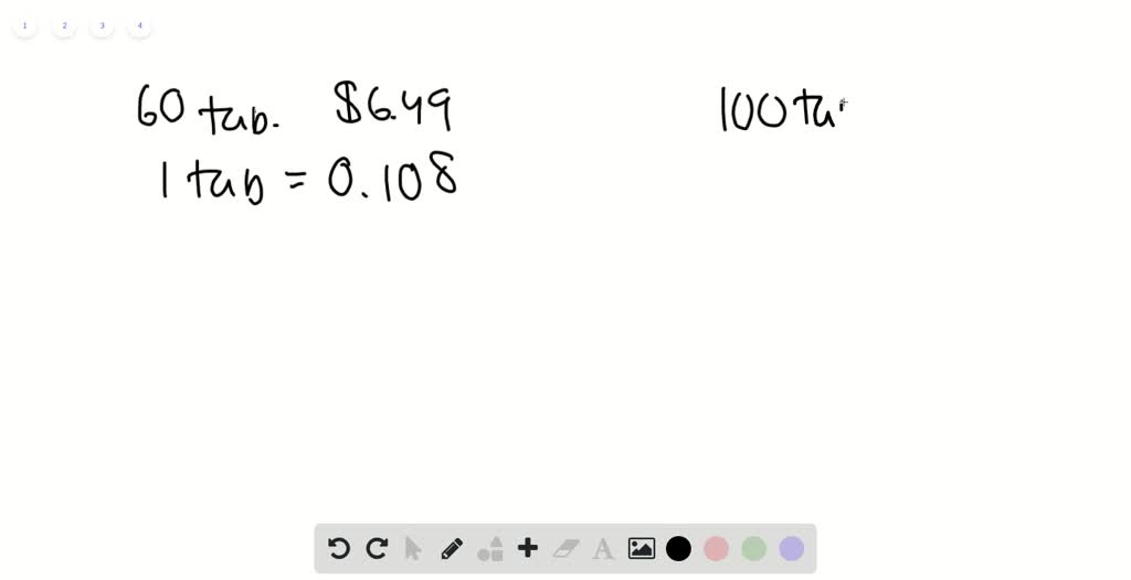 ⏩SOLVED:In the following exercises, find each unit price and then ...