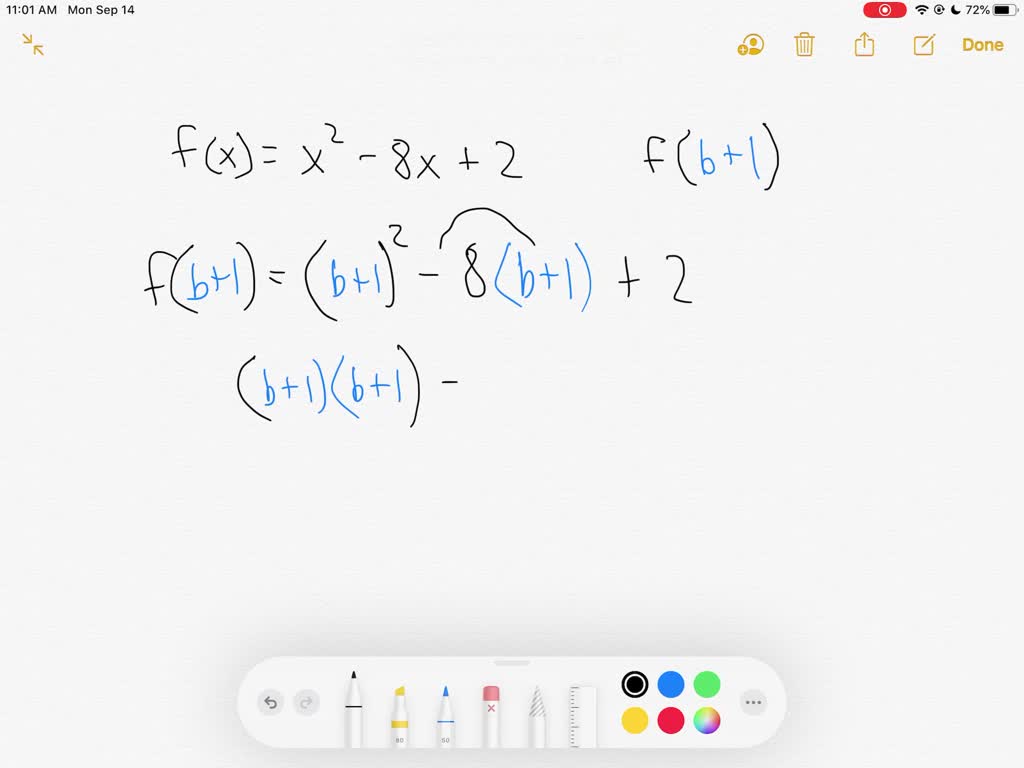 SOLVED Evaluate Each Function See Example 10 If F x x 2 8 X 2 Find