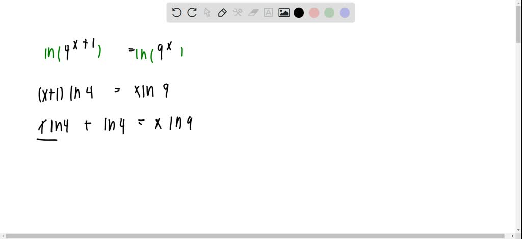 SOLVED:Solve each exponential equation by taking the logarithm on both ...