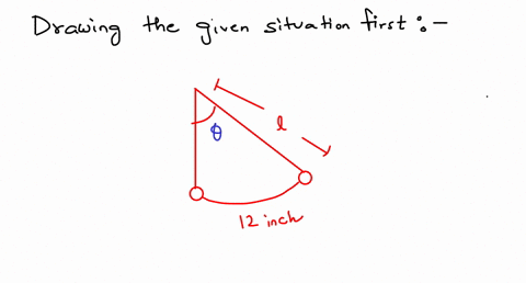 SOLVED:The pendulum on a clock swings through an angle of 1 radian, and ...