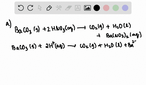 SOLVED:4.52 The following reactions occur in aqueous solution. Complete ...