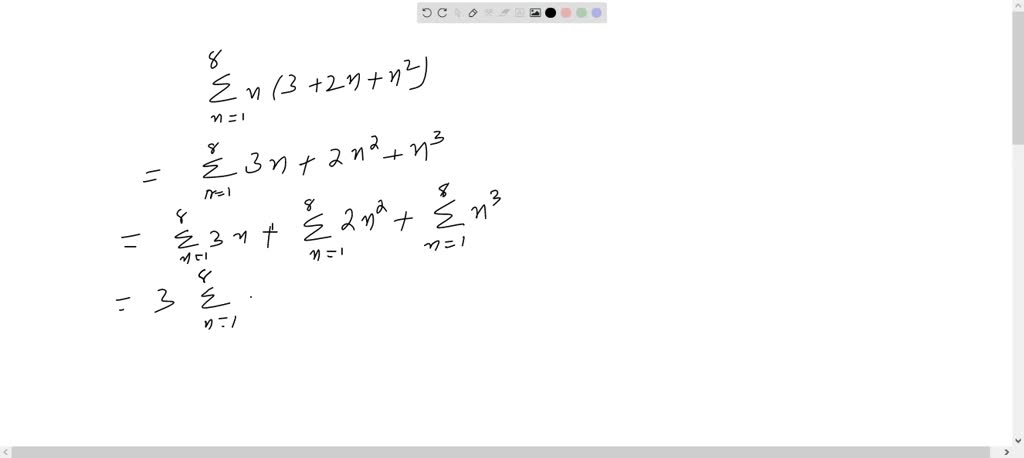 SOLVED:With n a positive integer, evaluate the sum ( n 0 )+2( n 1 )+2^2( n 2 )+⋯+2^k( n k )+⋯+2 ...
