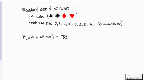 SOLVED:For the following exercises, one card is drawn from a standard ...