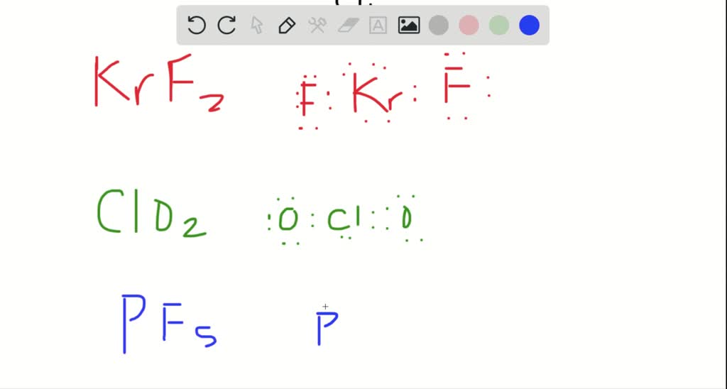 SOLVED:Draw electron-dot structures for the following molecules, which ...