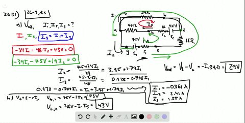 SOLVED: (II) (a) What is the potential difference between points a and ...