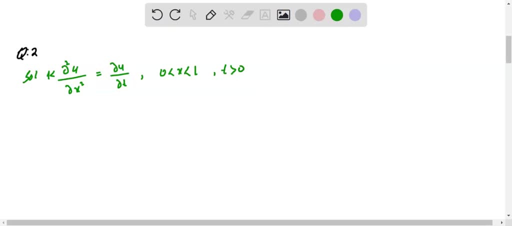 ⏩SOLVED:In Problems, solve the heat equation (1) subject to the… | Numerade