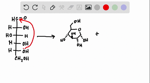 SOLVED:a. In aqueous solution, D-glucose exists in equilibrium with two ...