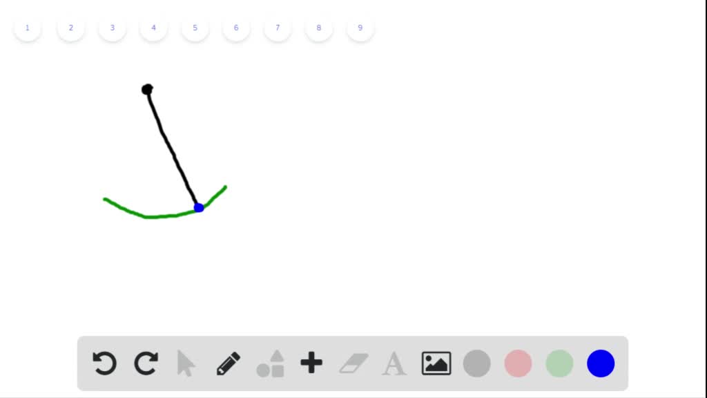 SOLVED:A pendulum bob swings back and forth on the end of a string ...