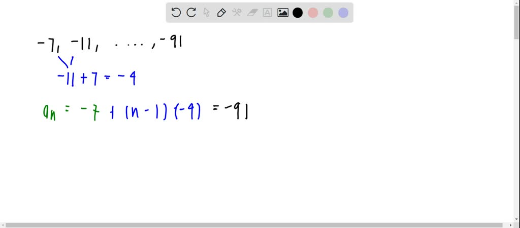 ⏩SOLVED:Determine the number of terms that are in each arithmetic… | Numerade