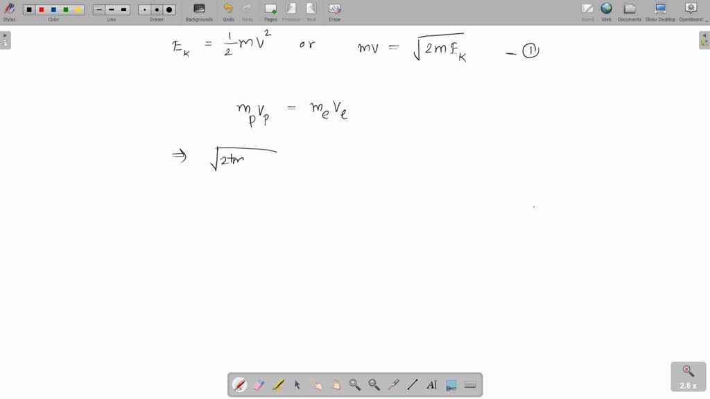 Solved An Electron And A Proton Have The Same De Broglie Wavelength