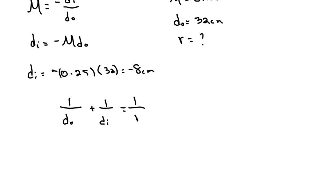 SOLVED:It is desired that a convex mirror produce a magnification of 0.25 when an object is ...