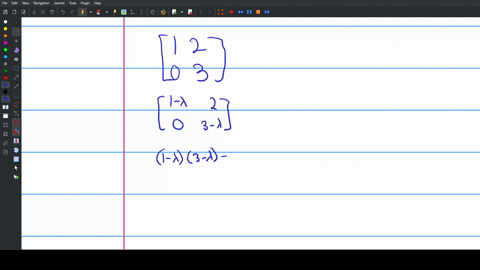For each of the matrices in Exercises 1 through 13, find all real eigenvalues, with their ...