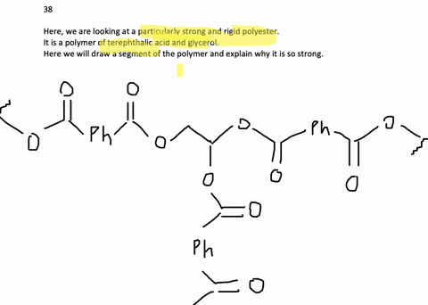 SOLVED:Draw the structure of Kadel, a polyester formed from 1,4 ...