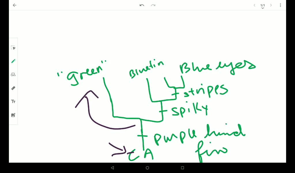 Assuming the four living species in Figure 4.38 evolved from their ...