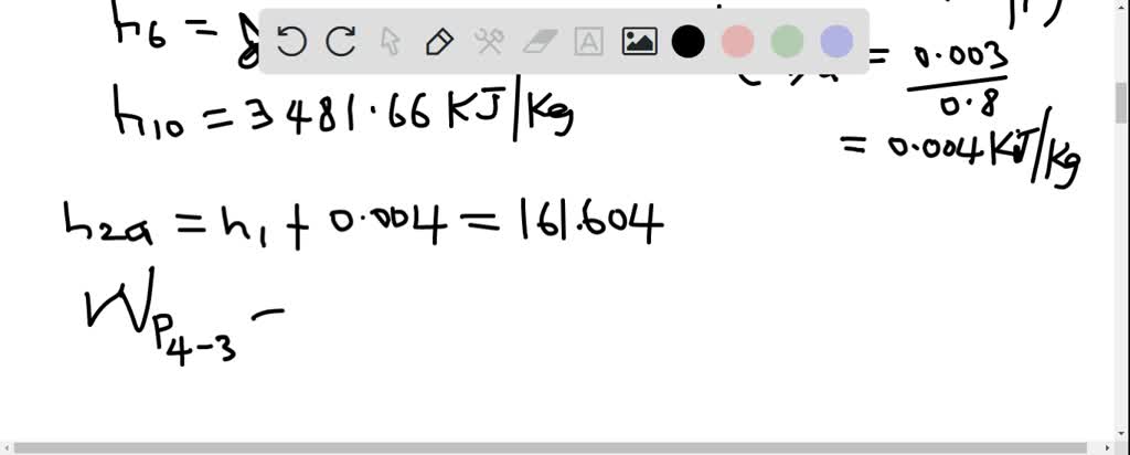 SOLVED:Reconsider the cycle of Problem 8.58, but include in the analysis that each turbine stage ...