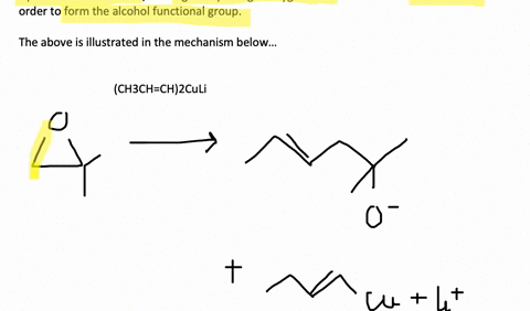 SOLVED:What alcohols are formed from the reaction of ethylene oxide ...