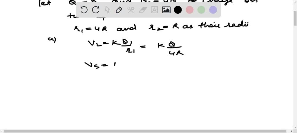 SOLVED:Consider two isolated, charged conducting spheres. One is a ...