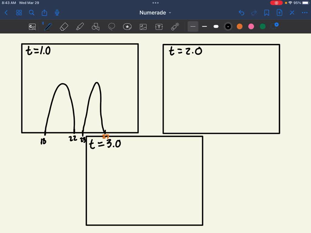 SOLVED:Two wave pulses are traveling in opposite directions with the ...