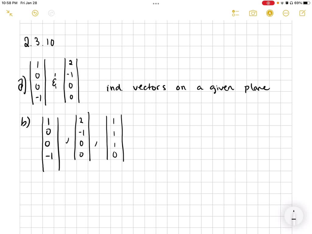 SOLVED:Suppose A is the 3 by 3 matrix ones (3,3) of all ones. Find two ...