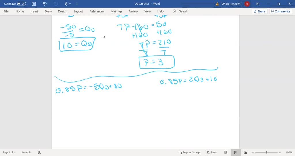 The demand and supply functions of a good are given by P=-5 QD+80 P=2 ...