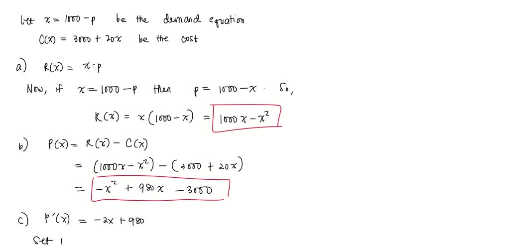 SOLVED:The total cost to manufacture one unit of product A is 3, and ...