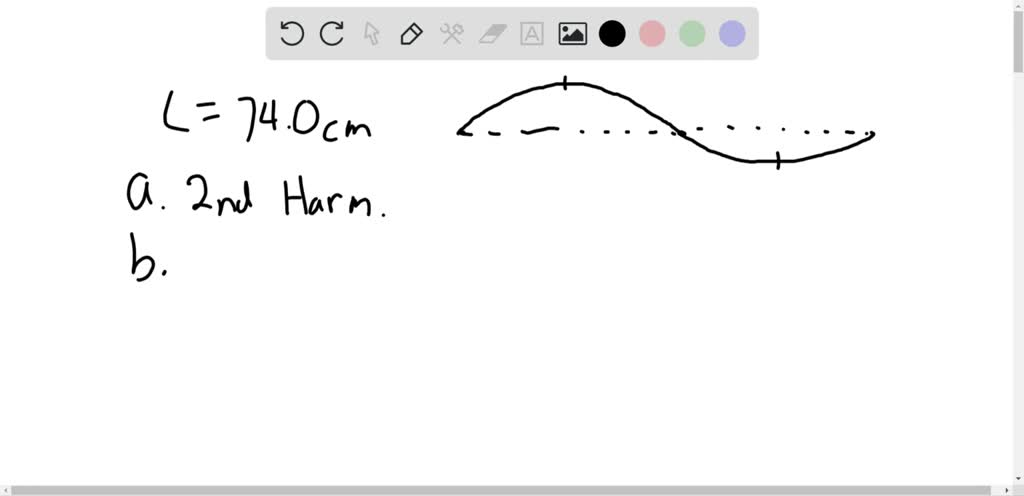 SOLVED:A certain vibrating string on a piano has a length of 74.0 cm ...