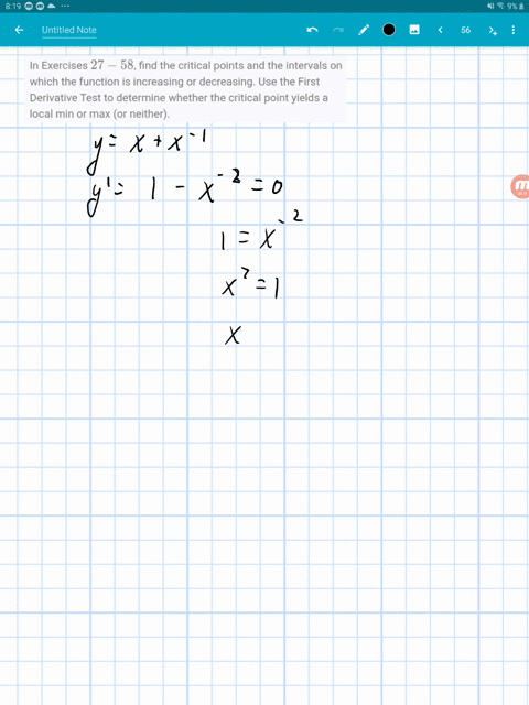 ⏩SOLVED:Find the critical points and the intervals on which the… | Numerade