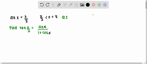 SOLVED:Use a half-number identity to find an expression for the exact value for each function ...