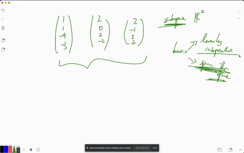 SOLVED:(a) Use the methods of Examples 6 and 7 to find bases for the ...
