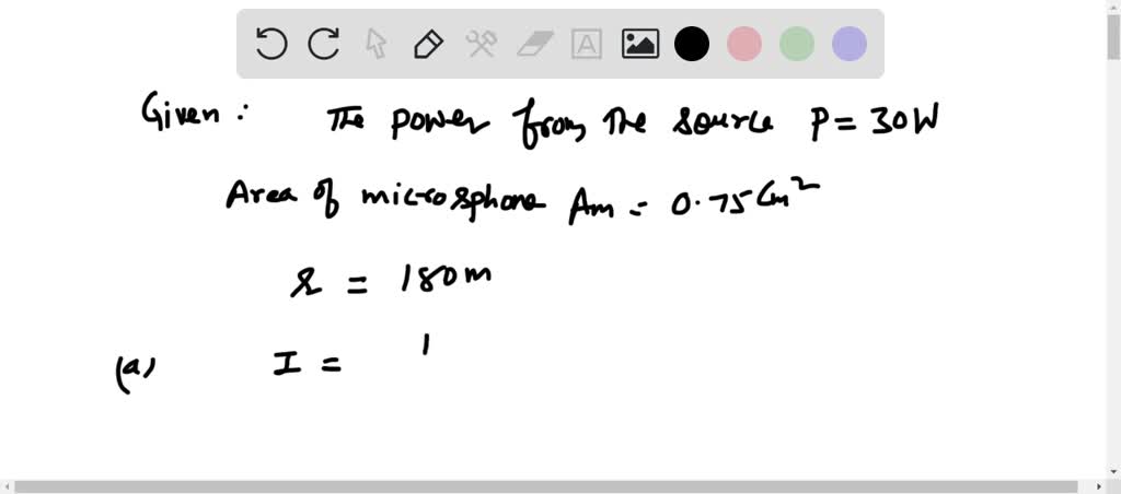 SOLVED:A point source emits 30.0 W of sound isotropically. A small ...