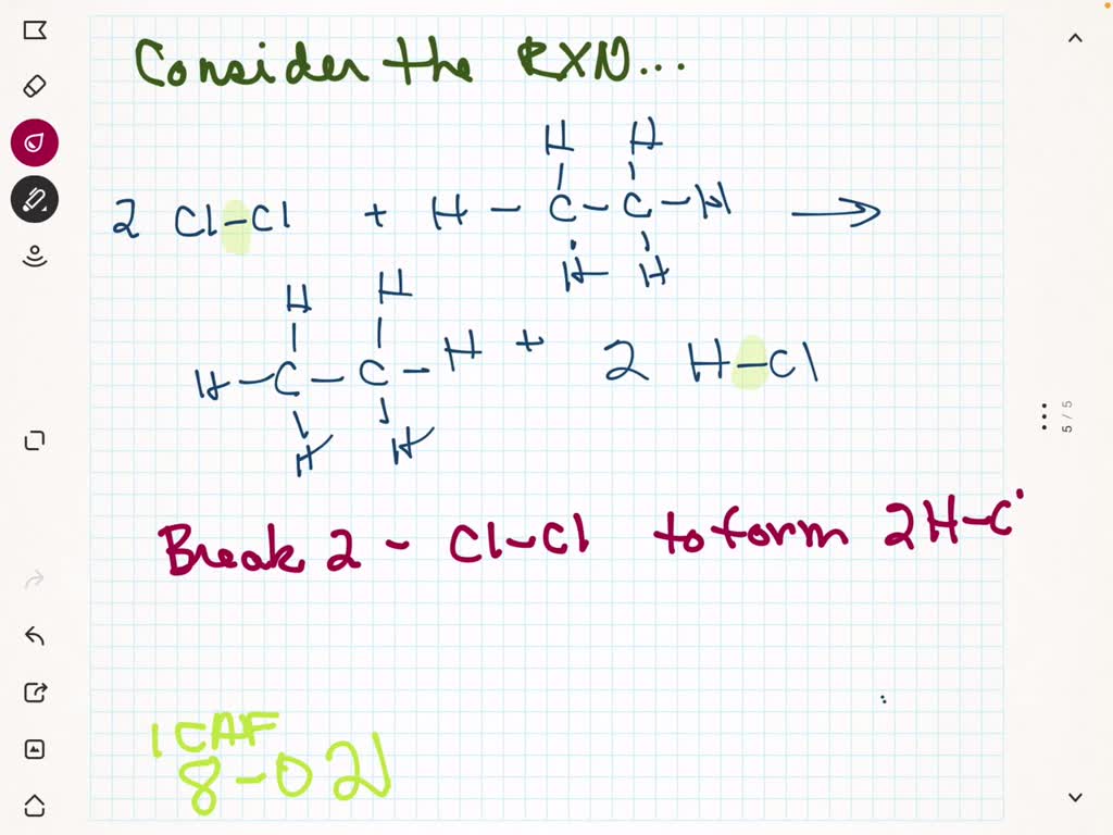 SOLVED:Identify the processes of bond cleavage and bond formation for ...