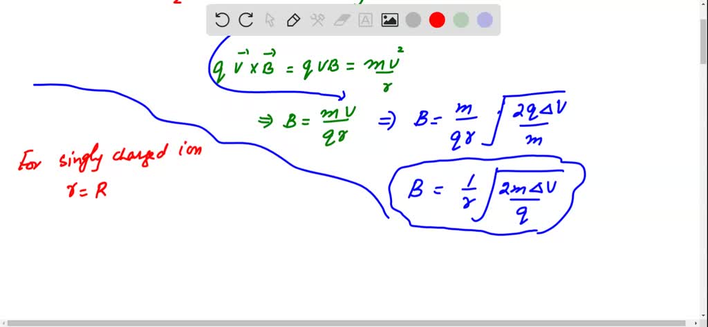 SOLVED:A singly charged ion of mass m is accelerated from rest by a potential difference ΔV . It ...