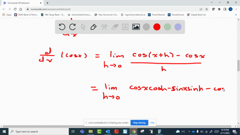 VIDEO solution:Use the definition of the derivative, a trigonometric ...