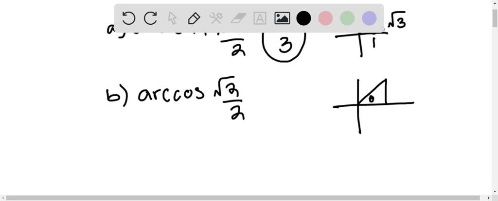 SOLVED Determine The Principal Values Of a arcsin 0 5 b arctan 1 c arccos left 