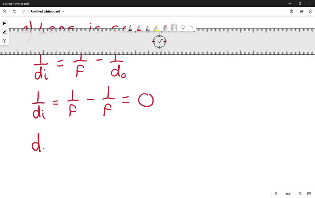 SOLVED:The image distance for a lens is plotted versus its object ...