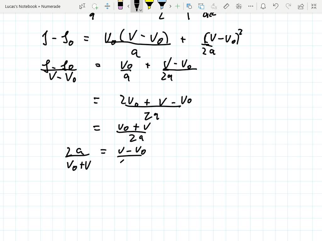 ⏩SOLVED:Formulas (8) and (9) for uniformly accelerated motion can be ...