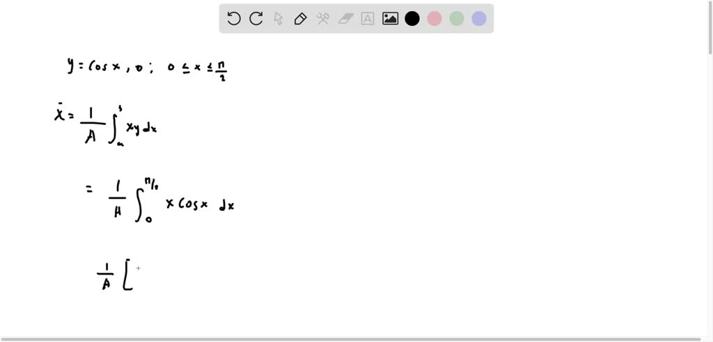 SOLVED:Solve the given problems by integration. Find the x -coordinate ...