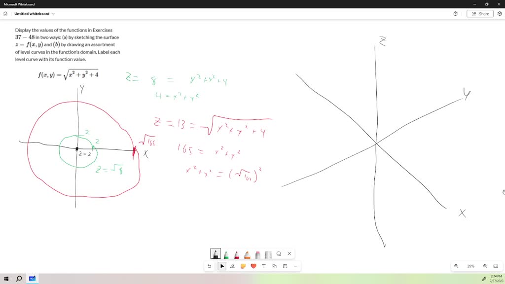 SOLVED:Display the values of the functions in Exercises 37-48 in two ways: (a) by sketching the ...
