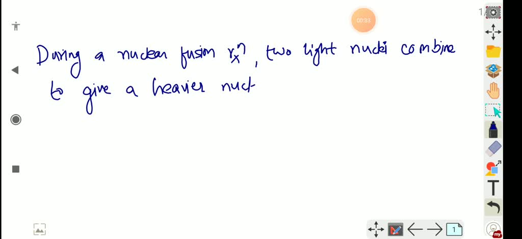 SOLVED:An atomic nucleus is induced to break into two pieces, during ...