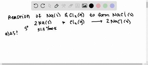 ⏩SOLVED:(a) Using the appropriate values for S^∘ from Appendix 4… | Numerade