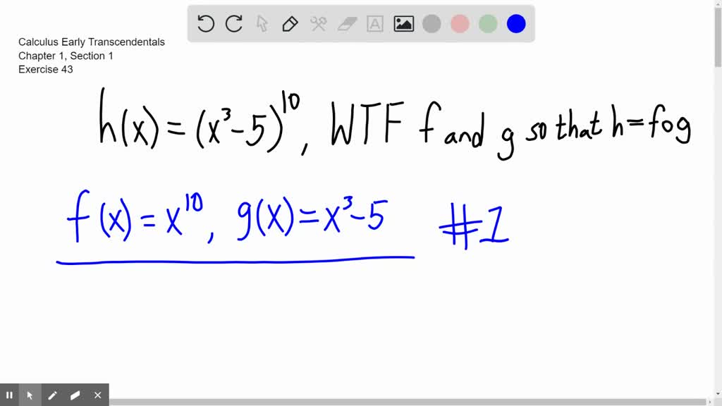 SOLVED:Working with composite functions Find possible choices for outer and inner functions f ...