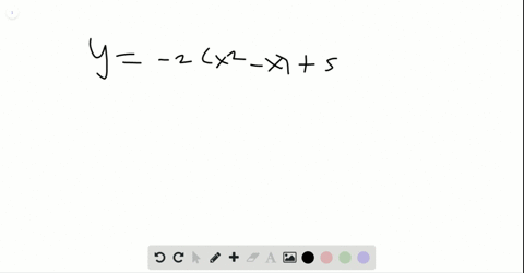 SOLVED:Write each function in vertex form. y=x^{2}-2 x+1