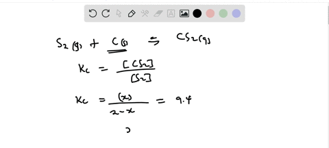 SOLVED:Carbon disulfide is prepared by heating sulfur and charcoal. The ...