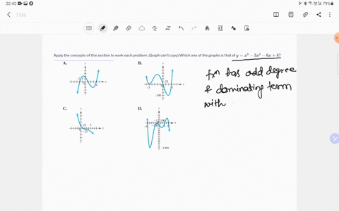 ⏩SOLVED:CONCEPT PREVIEW Comprehensive graphs of four polynomial… | Numerade